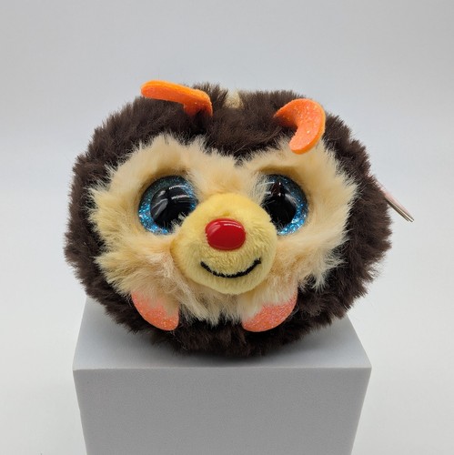 Ty Beanie Balls Puffies TyPuff Zinger Bumblebee Bee 3" Plush Toy With ...