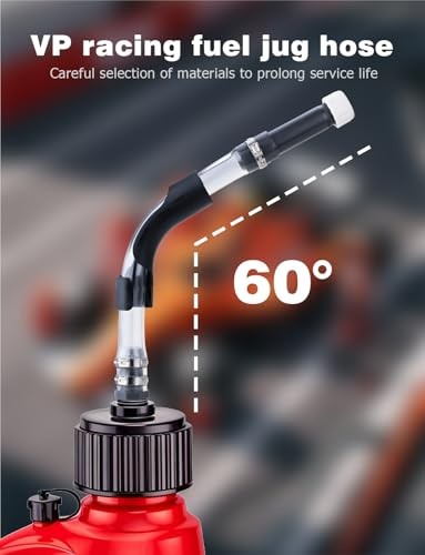 VP Fuel Jug Hose, Gas Tank Nozzle Perfect for LC2 Jugs 13.7 inch Hose ...