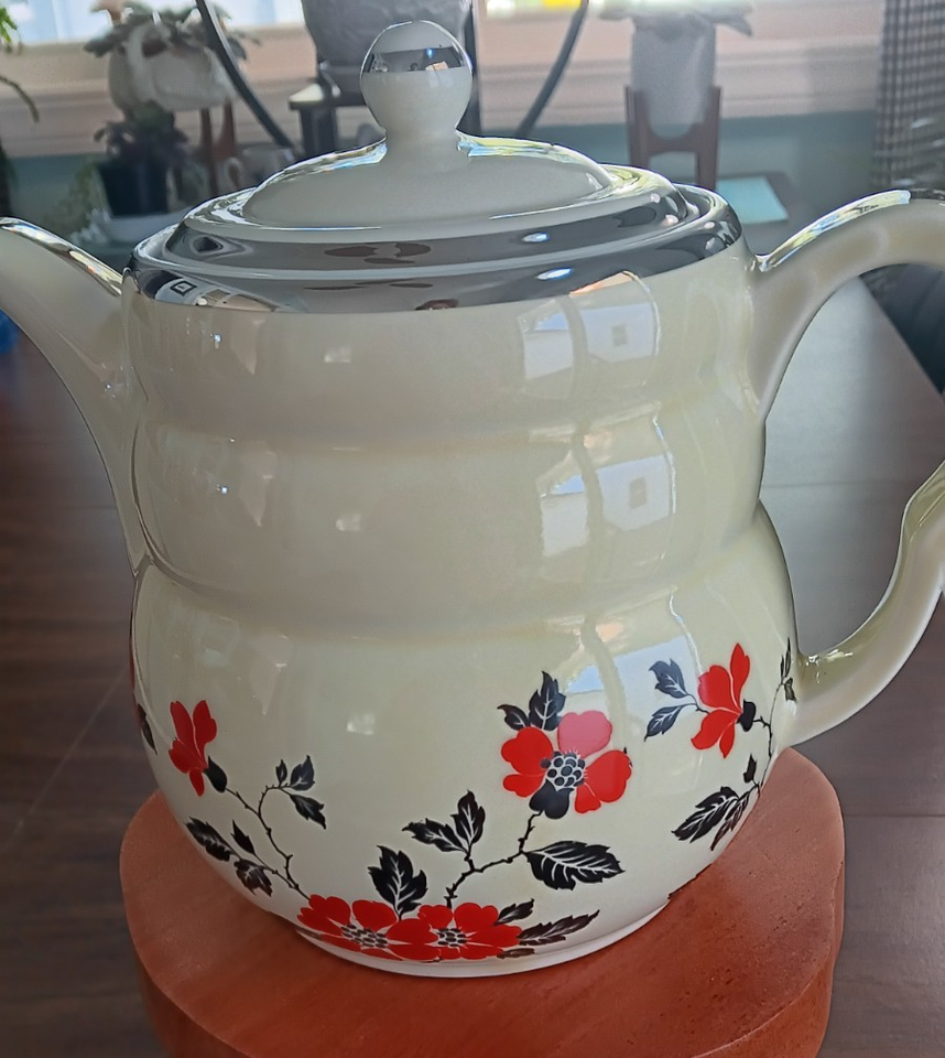 Vintage HALL's Superior Quality China - Large Art Deco 'Red Poppy ...