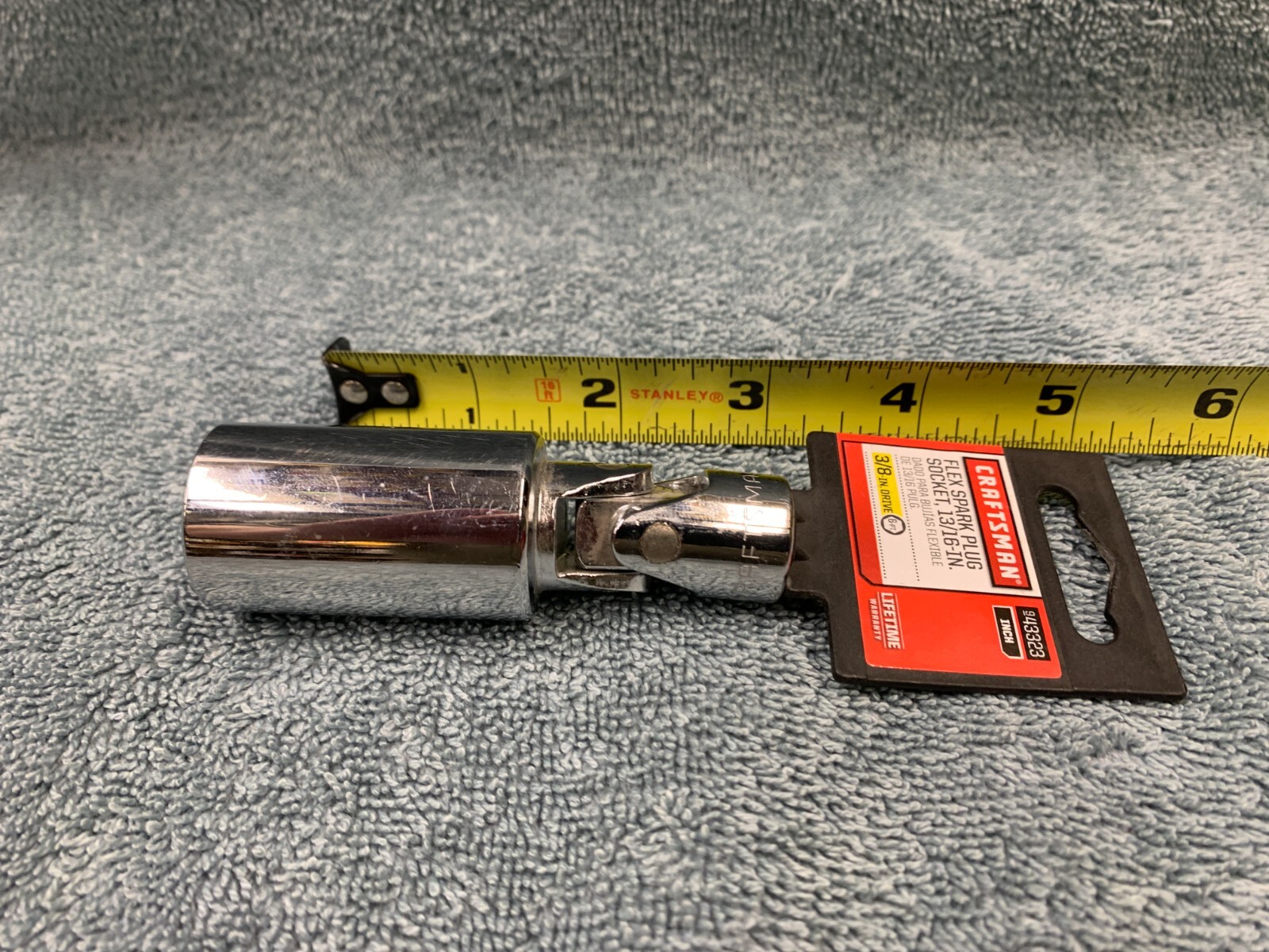 Craftsman USA 43323 Spark Plug 6 Point Socket 3/8" Drive GK Series LOOK ...