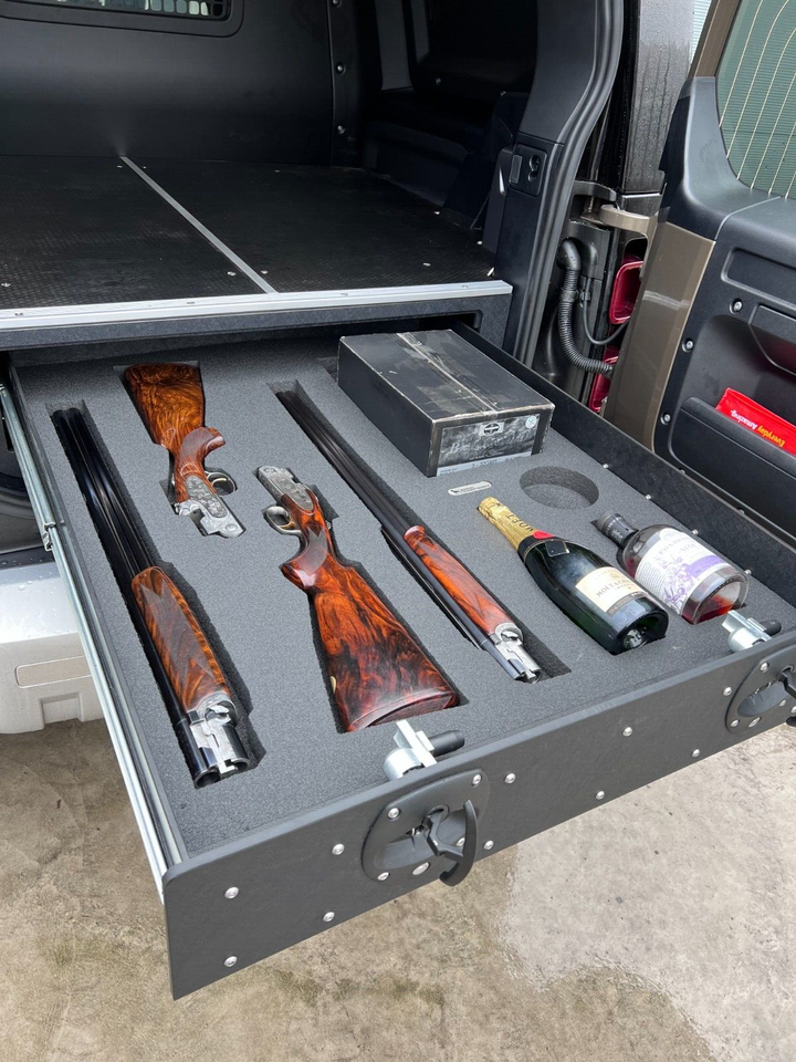 Land Rover Defender 90 Commercial Storage Drawer Unit Tool Storage ...