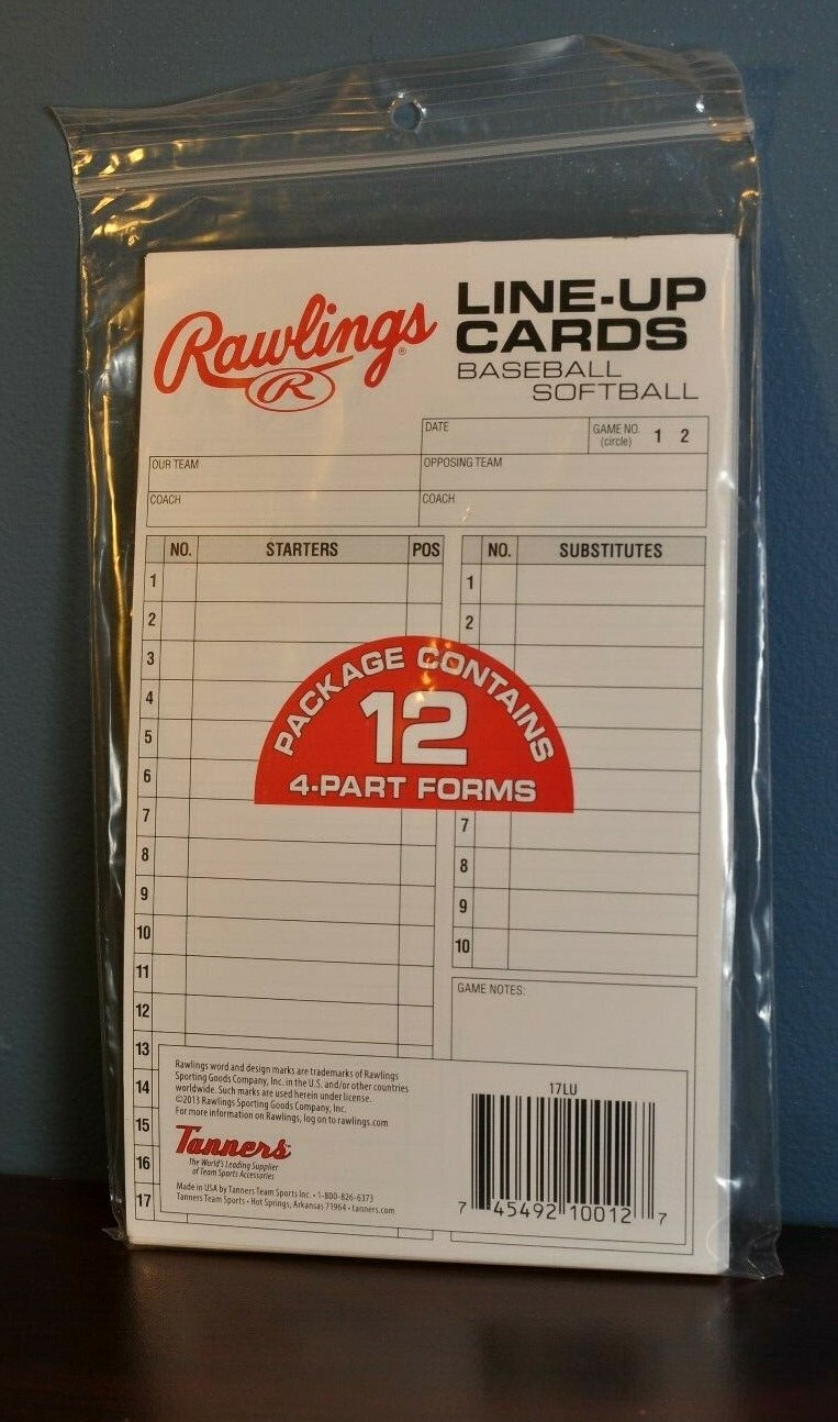 Rawlings System -17 Baseball Softball Scorebook Score Book BUNDLE w ...