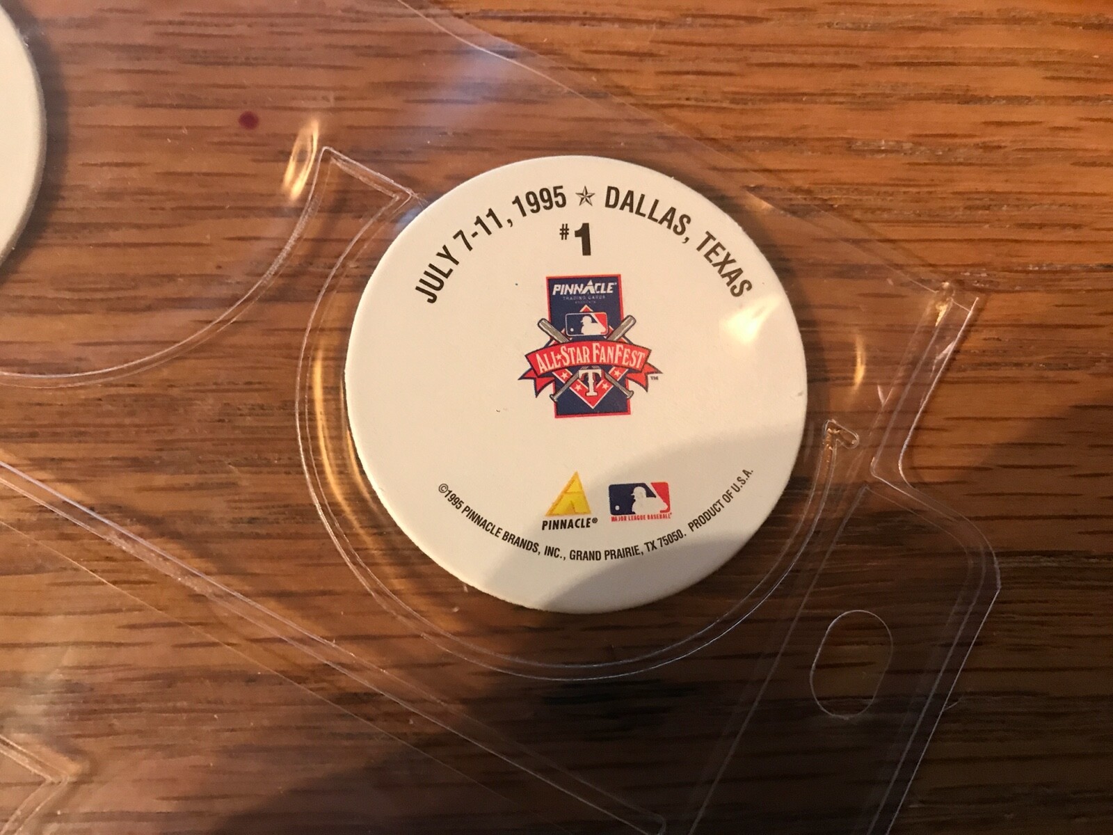 Pinnacle Cards 3-D DISC PROMO 1995 ALLSTAR FANFEST RARE POG #1 | eBay