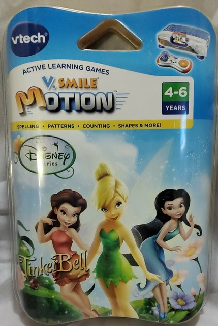 VTech Vsmile Motion Learning System Disney Fairies Tinkerbell for sale ...