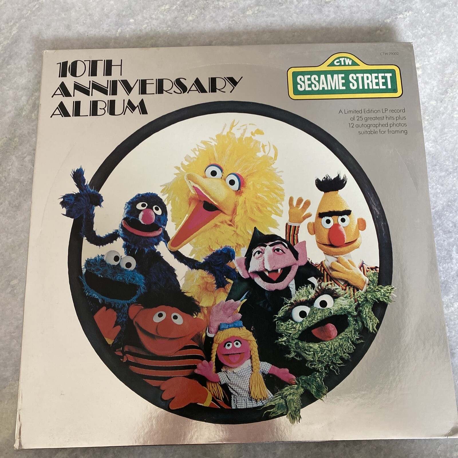 Sesame Street: 10th Anniversary Album LP (1978 CTW 79002) 1st Edition ...