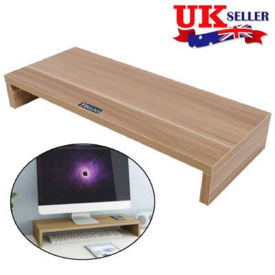 Computer Riser Monitor Stand Tidy PC Laptop Desk TV Desk Storage ...