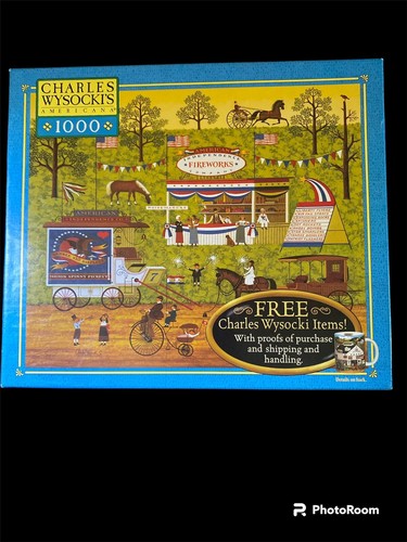Milton Bradley Charles Wysocki Art Bang, Boom, Bam, and Pow Puzzle ...
