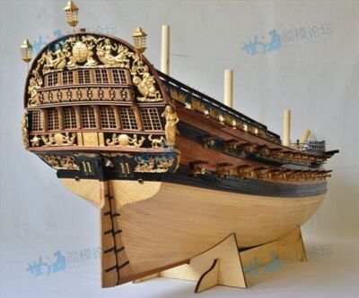 Crown 1:50 1304mm 51.3" INGERMANLAND 1715 Wooden model ship kit ...