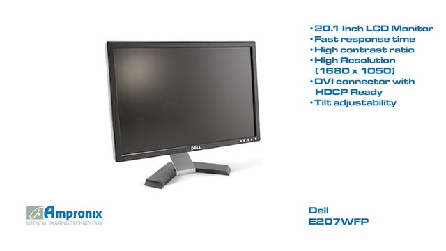 Dell E207wfp 20" Widescreen LCD Monitor VGA DVI for sale online | eBay