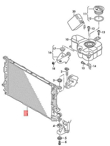 Genuine AUDI A8 S8 quattro 4H2 4H8 4HC 4HL Cooler For Coolant ...