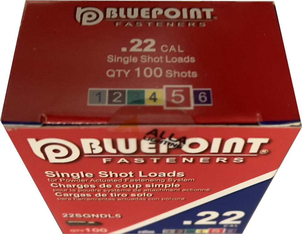 200 Level-5 Red Loads for Ramset PAT Tools/Dewalt PAT Actuated Hammer ...