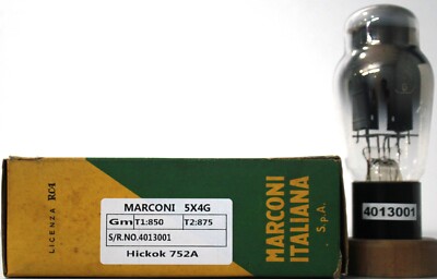 5X4G Marconi Black Base made in Italy Amplitrex AT1000 Tested Qty 1 Pc ...