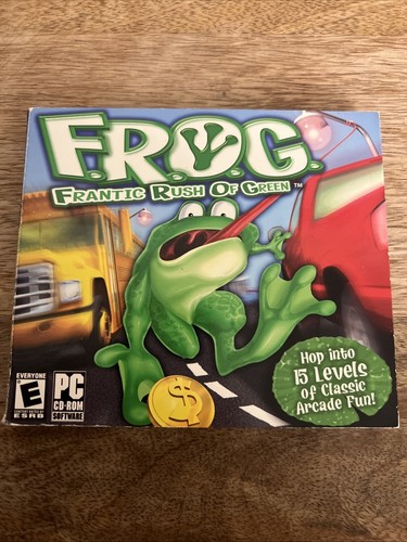 Frog Frantic Rush Of Green Video Game Pc Cd-ROM E-Everyone (Factory ...