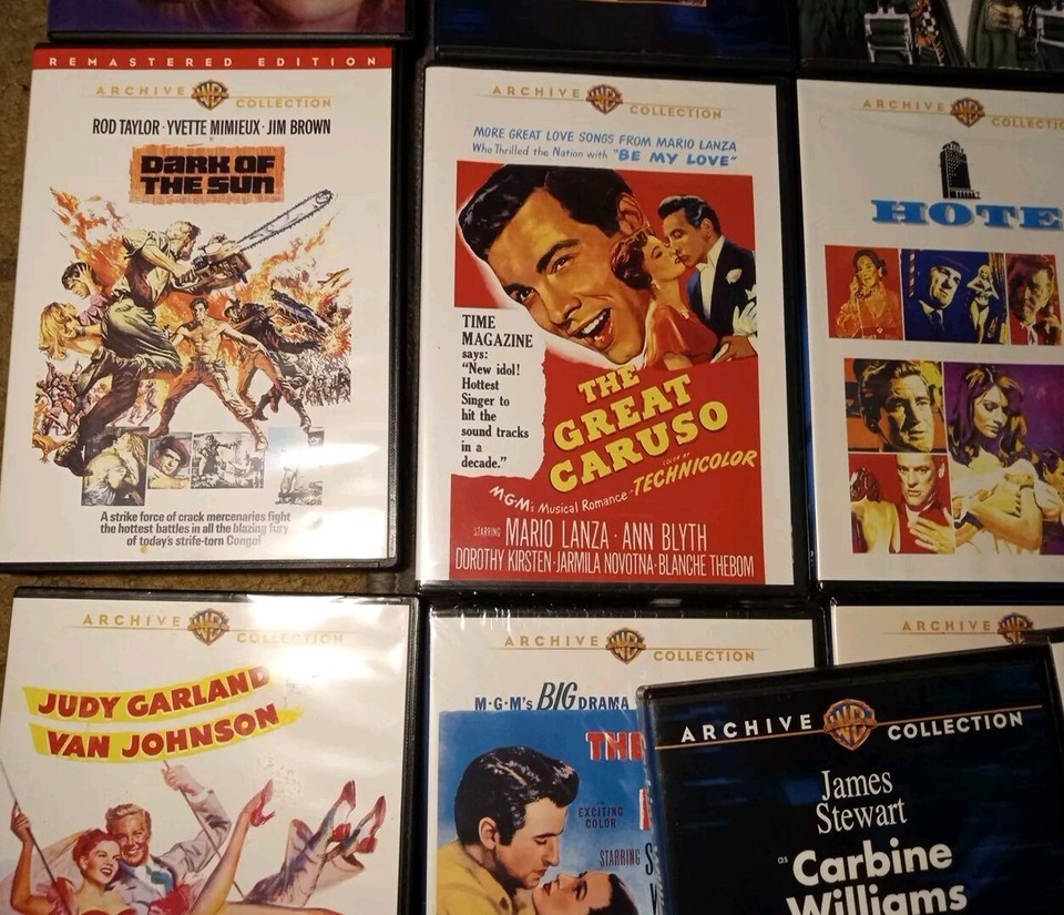 Lot Of 18 WB Archive Collection DVD Some New Some Used 883316256947| eBay