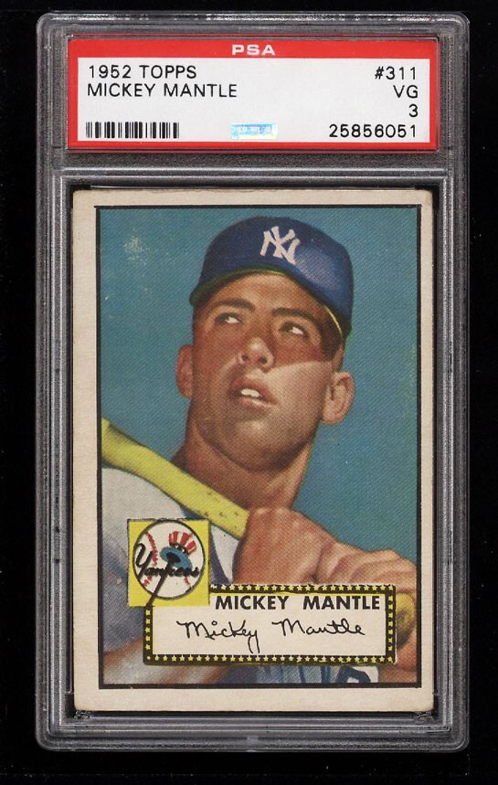 Mickey Mantle 1952 Topps #311 Base Price Guide - Sports Card Investor