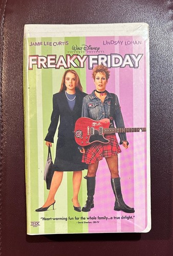 Freaky Friday VHS Movie Lindsay Lohan Jamie Lee Curtis | eBay
