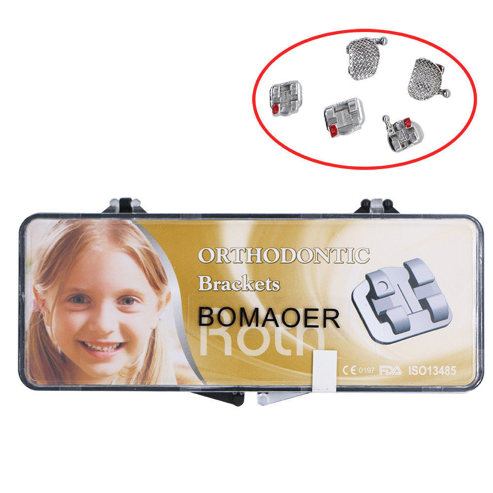 20 boxes Dental Orthodontic Metal Brackets Bondable standard Roth 022 ...