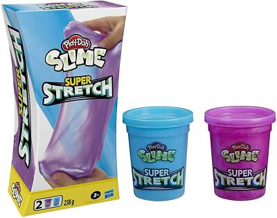 Play-Doh Super Stretch Slime - Purple/Blue | eBay UK