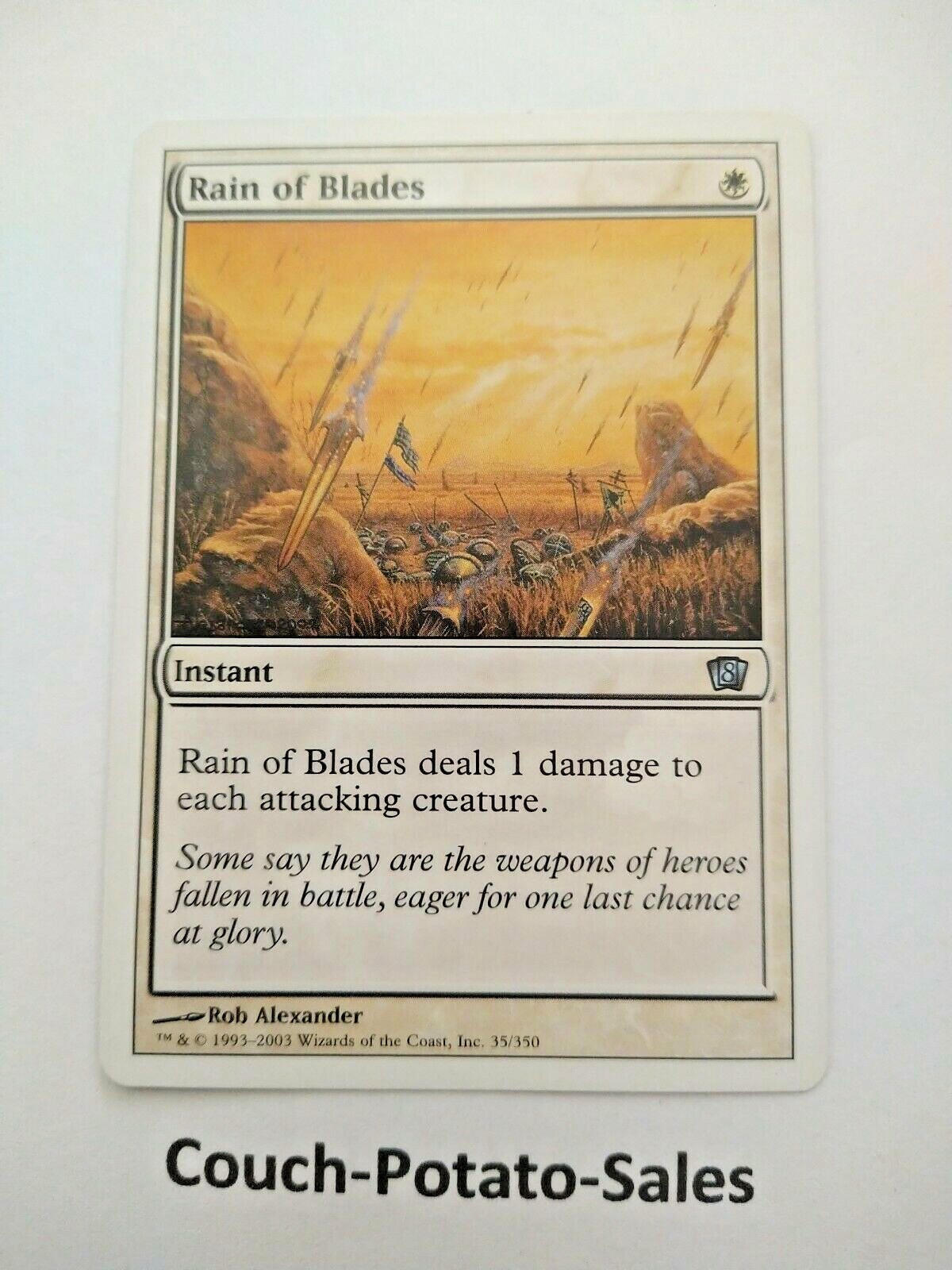 MTG+Rain+of+Blades+Eighth+Edition+35+Regular+Uncommon for sale online ...