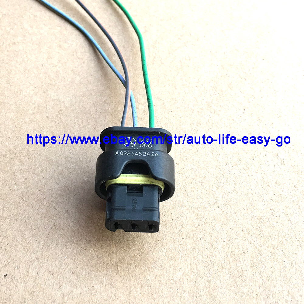 1x Genuine 3-Way 3 Pin Front Rear Parking Sensor Connector for Benz ...