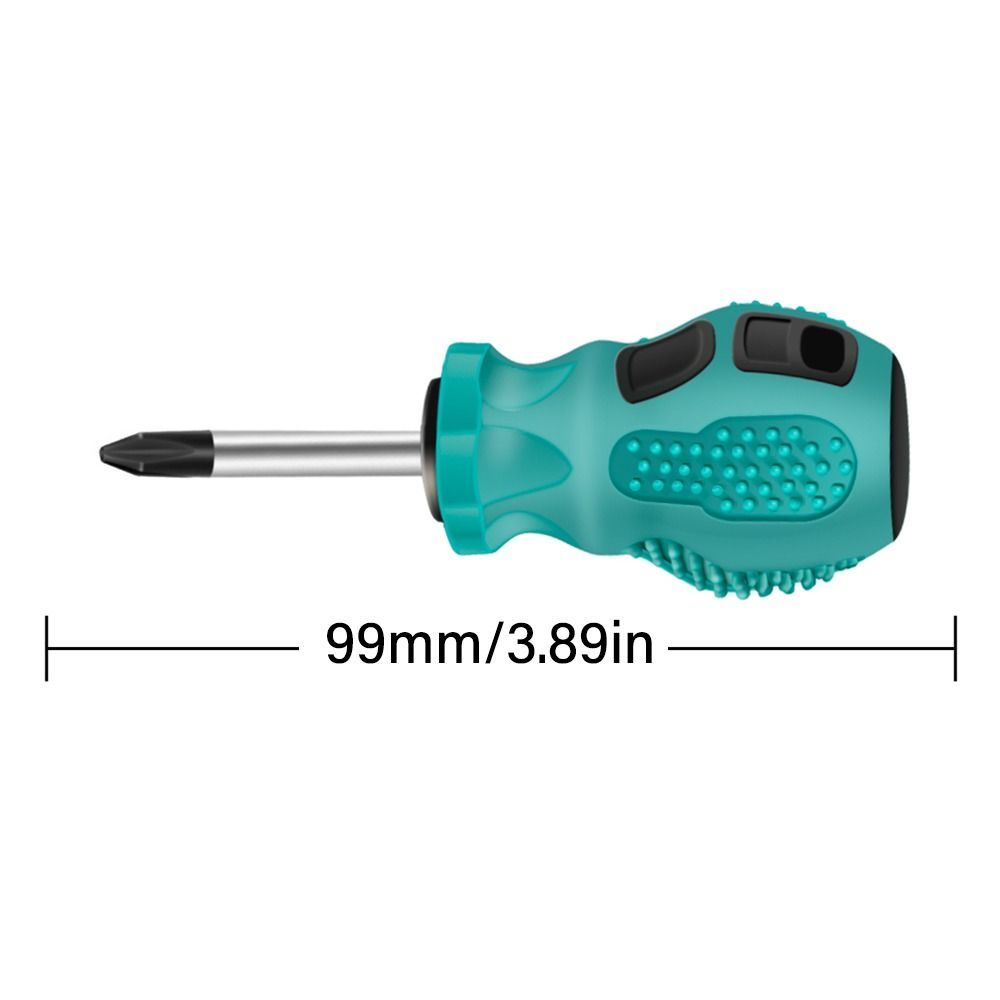 Slotted/Cross Head Screwdriver Short Handle Maintenance Tool Home | eBay