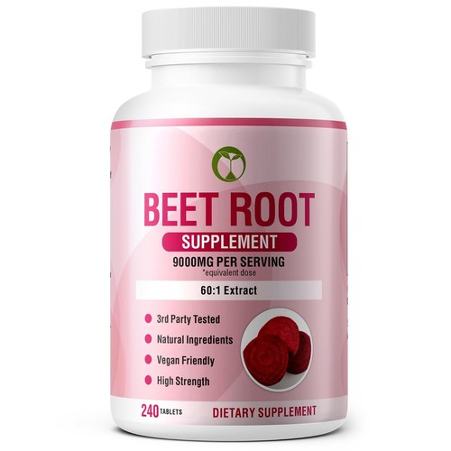 Beet Root Supplement 9000Mg Extra Strength Beetroot Extract, 240 ...