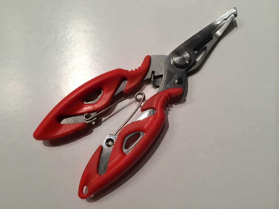 5" Alloy Fishing Pliers Scissors Line Cutter Remove Hook Tackle Tool ...