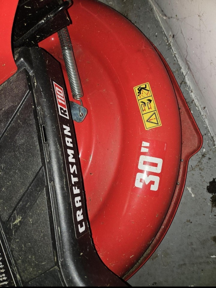 Craftsman r R110 30-in 10.5-HP riding lawn mower | eBay