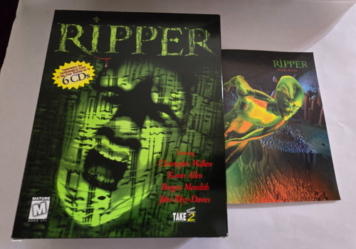 Ripper 6-DISC CD-ROM PC (Win95) Game, 1996 BIG BOX, RARE | eBay