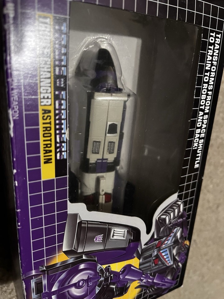 Transformers G1 Triple Changer Astrotrain Decepticon In Box | eBay