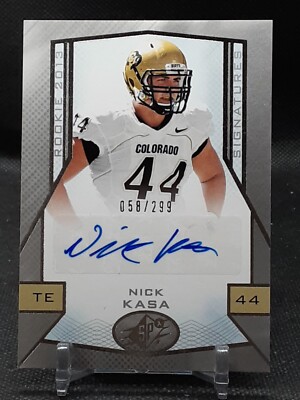 NICK KASA 2013 SPX AUTO ROOKIE #58/299 RAIDERS COLORADO BUFFALOES | eBay