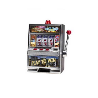 Large Slot Machine Las Vegas With Winning Light And Sound Coin Bank | eBay