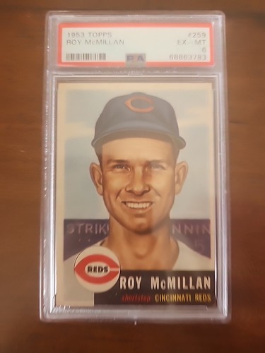 Roy McMillan 1953 Topps Baseball #259 - PSA 6 Excellent Mint | eBay