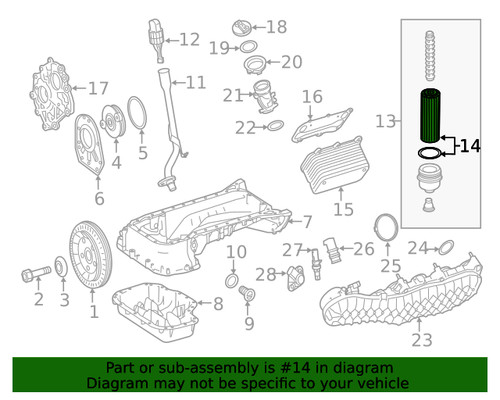 NEU MERCEDES-BENZ G CLA-KLASSE MOTOR ÖLFILTERELEMENT A1761800800 ...