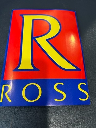 ! VINTAGE OLD SCHOOL ROSS BICYCLE DOOR STICKER BACK TO THE 80'S | eBay