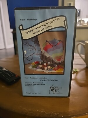 VHS Fabric Painting with Dyes on Silk and Cotton Video Workshop 2 Hrs ...