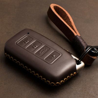 For Lexus NX300h ES350 GS350 2013-2018 4 Button Leather Car Key Cover ...