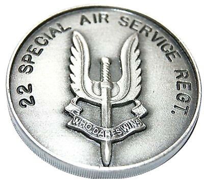 SAS 22 Special Air Service Regiment Coin - Special Forces UK Hand Made ...