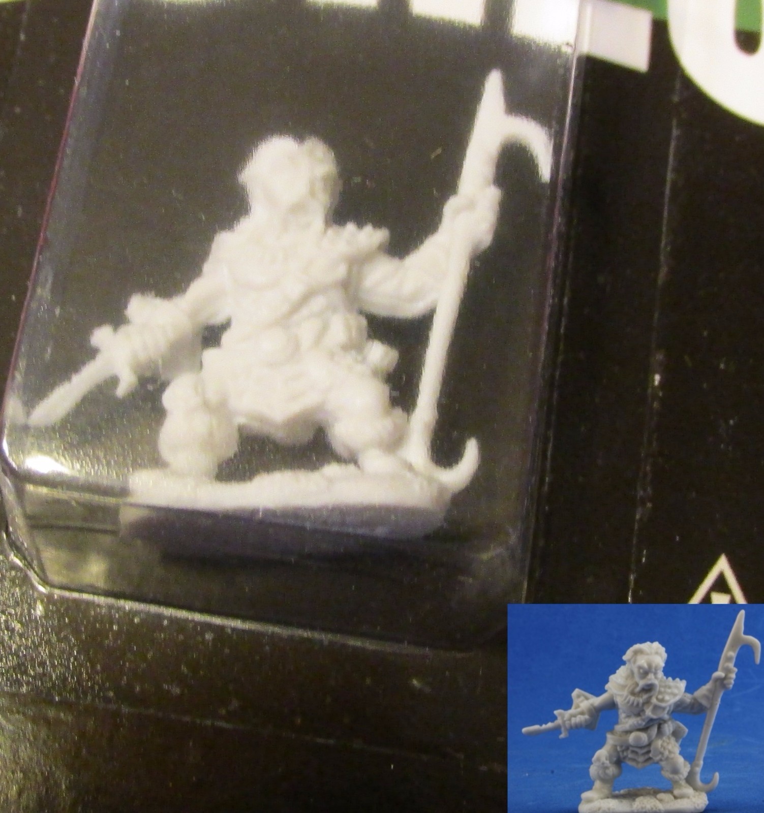 Reaper 77330 Bones Derro Leader (1) Miniature Dark Dwarf Champion ...