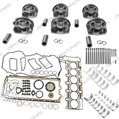 For BMW N55 3.0L Engine Overhaul Rebuild Kit & Piston Ring Set ...