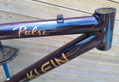 Superb Restored Retro Klein Pulse Race frame 16.25" Flip tone paint 90s ...