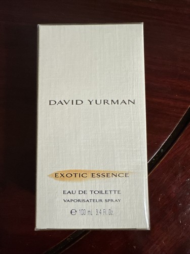 DAVID YURMAN EXOTIC ESSENCE EDT 3.4 Oz/100 ML. New Sealed Box. Vintage ...