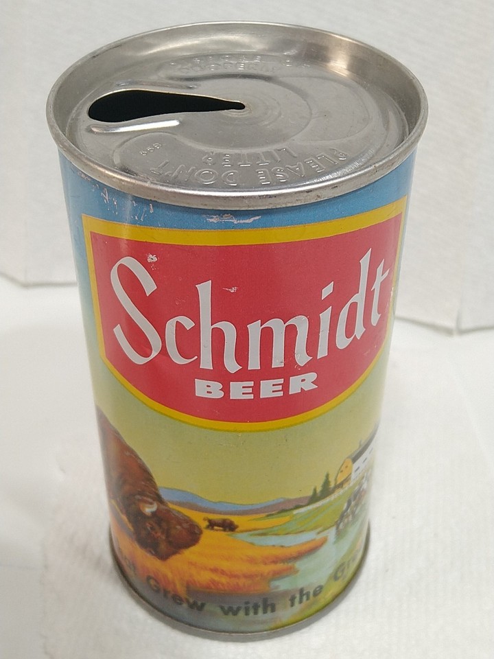 Yellow band straight steel Schmidt scenic Beer Can (bison) | eBay