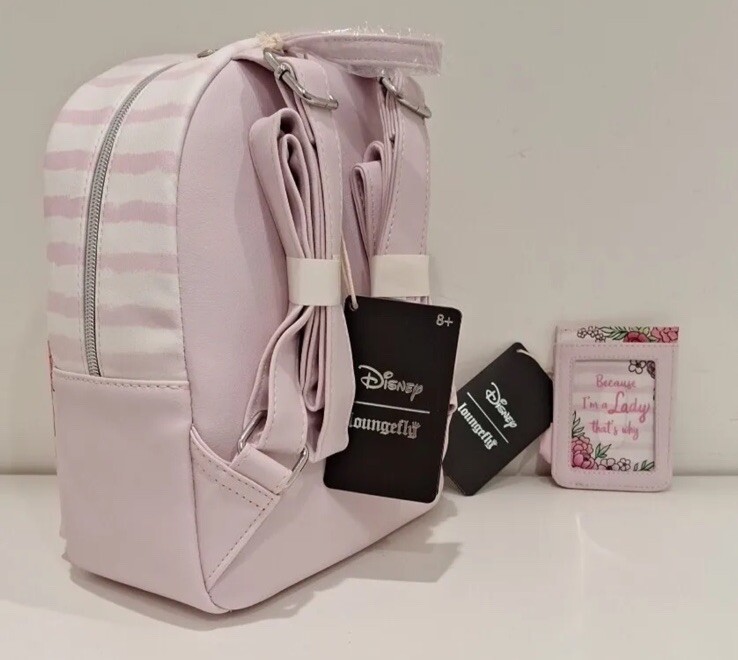 WOW! NEW! Loungefly Disney Aristocats Marie Mini Backpack & Cardholder ...