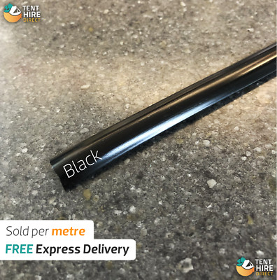 NEW Black Motorhome & Caravan Rail PVC Infill Rubber Trim Strip (12mm ...