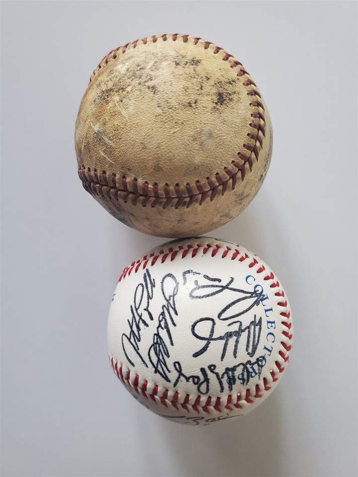 Spalding Vintage Official National League Charles Feeney / Faux Auto ...