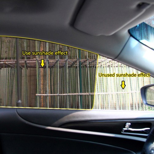 2Pcs 42x38cm DIY Car Stickers Sun Shades Sun Protection Window Cover ...