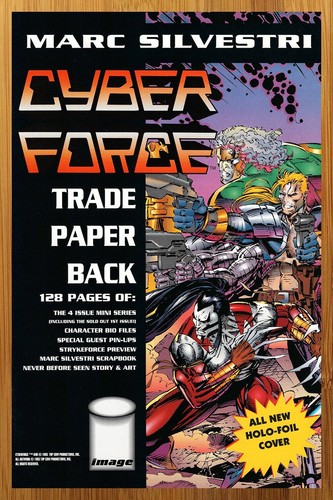 1993 Image Comics Cyber Force Print Ad/Poster Retro Marc Silvestri Promo Art 90s | eBay