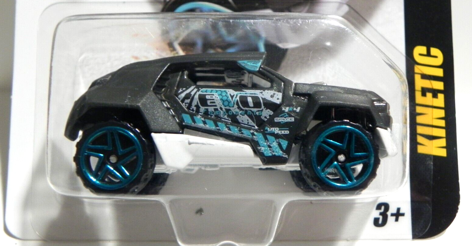 ZURU Metal Machines Diecast Car Kinetic Black Neon Blue White 1:64 NEW ...