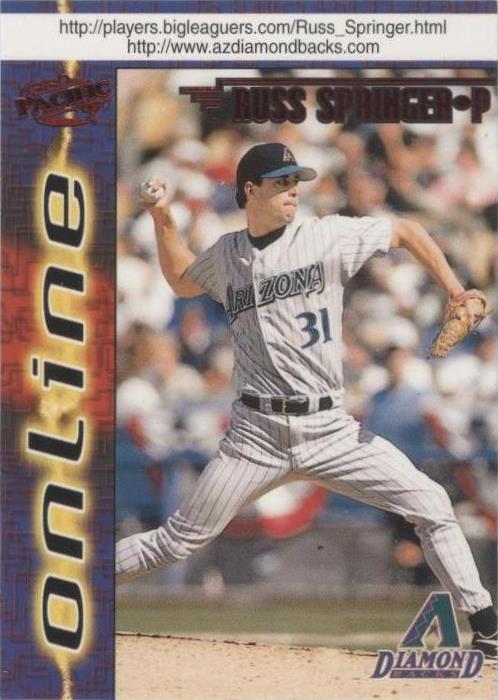 1998 Pacific Online - Russ Springer #46 Red for sale online | eBay